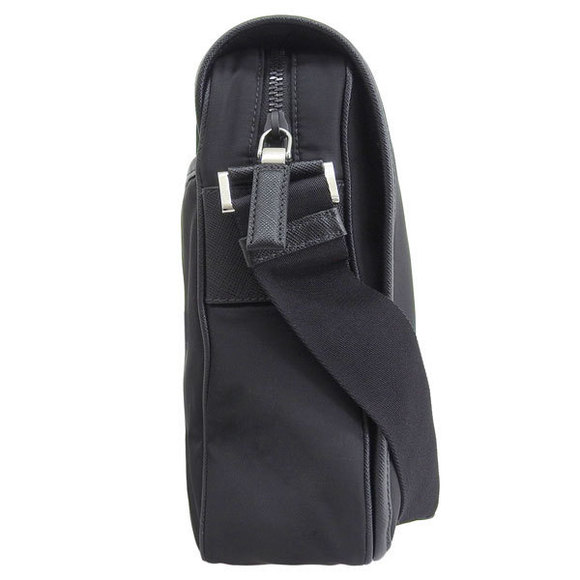 Prada | Bags | Prada Bags Tessuto Rubber Outlet Shoulder Leather Black ...